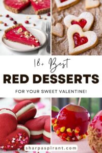 17+ Best Red Desserts Recipes for Your Sweet Valentine - SHARP ASPIRANT