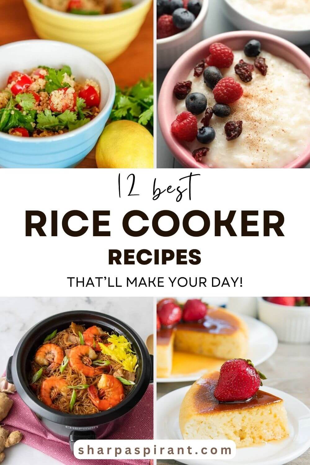 12 Rice Cooker Recipes That'll Make Your Day! - SHARP ASPIRANT